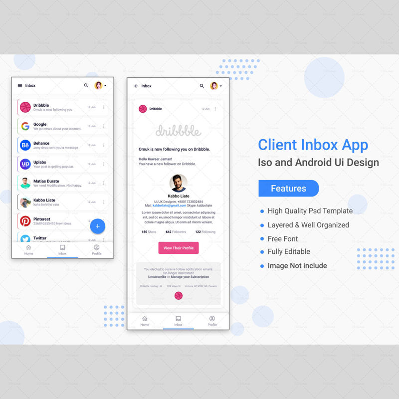 Email APP UI Design App